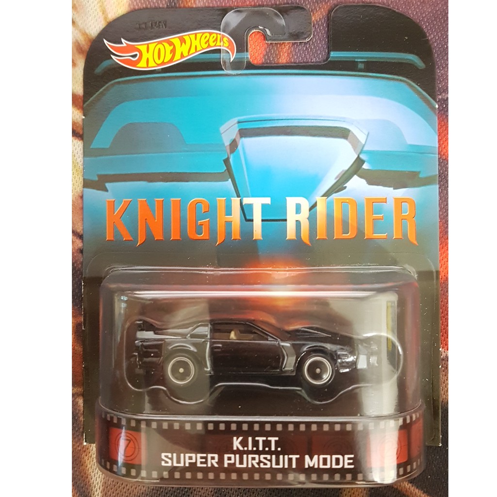 HOTWHEELS KNIGHT RIDER RETRO MOVIE COLLECTION K.I.T.T. SUPER PURSUIT ...