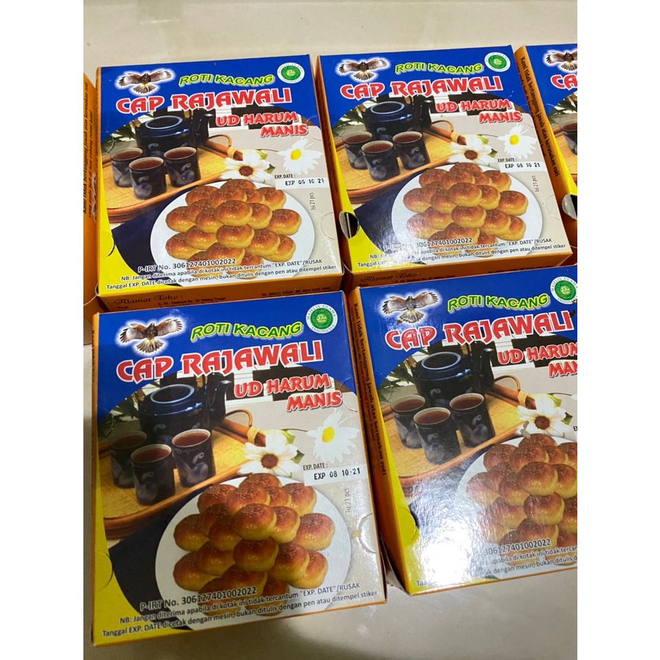 Roti kacang hijau cap rajawali oleh2 tebing tinggi | Shopee Malaysia