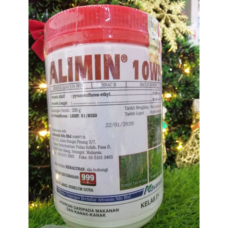 Alimin 10WP - 250gm (sesuai untuk kawasan tanaman padi yang bertakung ...