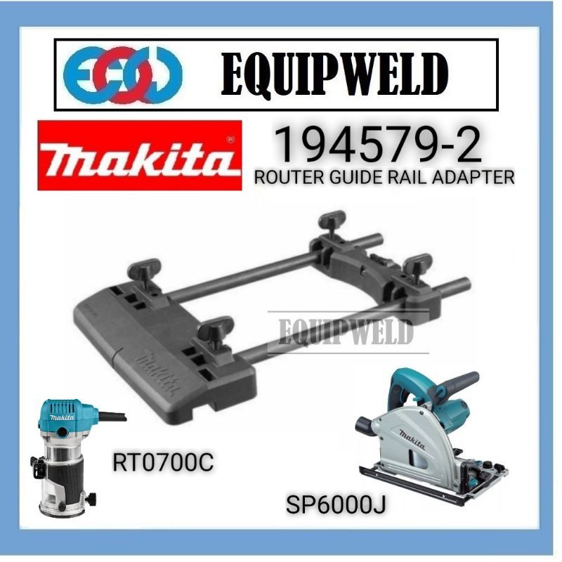 Makita 194579-2 Sp6000 Guide Rail Adaptor For Router DRT50 RP2301 ...
