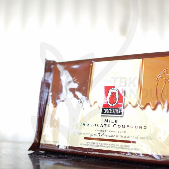 Open Ds) Chocolate Tulip Stem Milk Chocolate Compound Chocolate Tulip ...