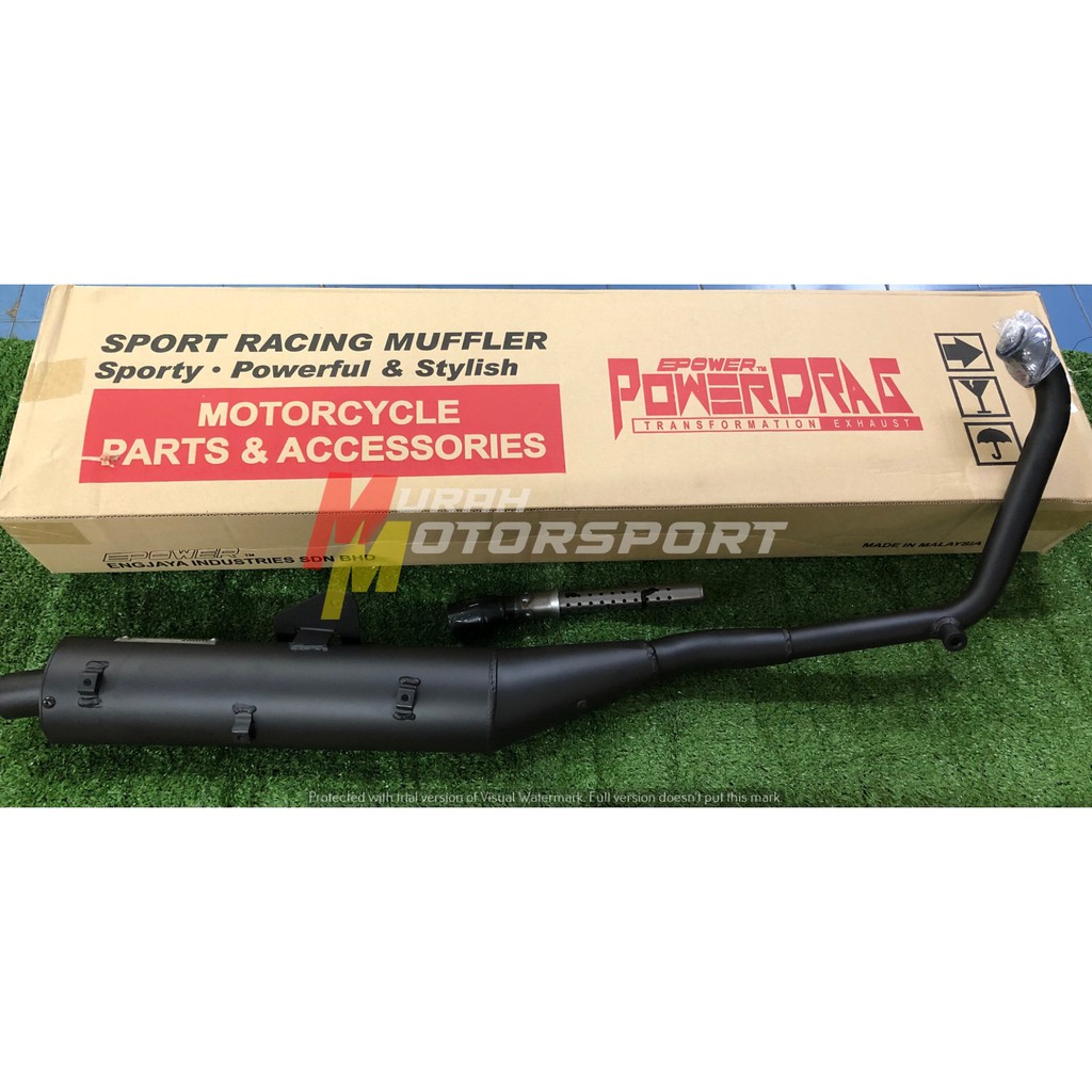 Powerdrag Exhaust Sym Vf3 185 V1-V4 Standard Open Siap Silencer ...
