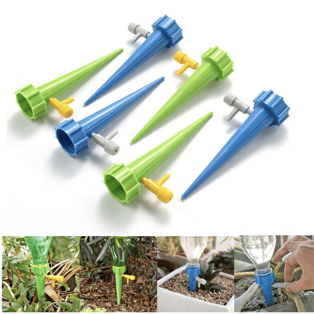 Sl 12 Pack Plant Automatic Watering Device,self Spikes System With Slow ...