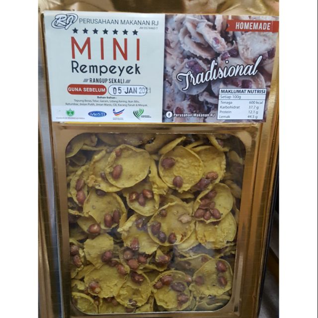 Biskut Timbang (500g/pack) Mini Rempeyek | Shopee Malaysia