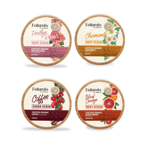Naturals by Watson Body Scrub 200g Skrub Badan Natural Watsons Coffee ...