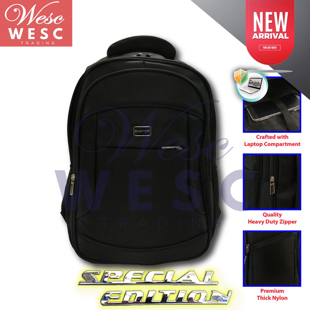 WESC-TRD Urban Design Large Water Resistant Laptop Backpack / Beg ...