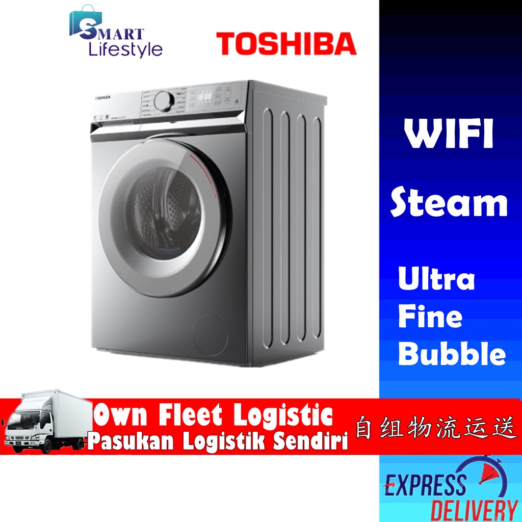 [FREE SHIPPING] TOSHIBA 10.5KG FRONT LOAD WASHER with WIFI TW-BL115A2M | Shopee Malaysia