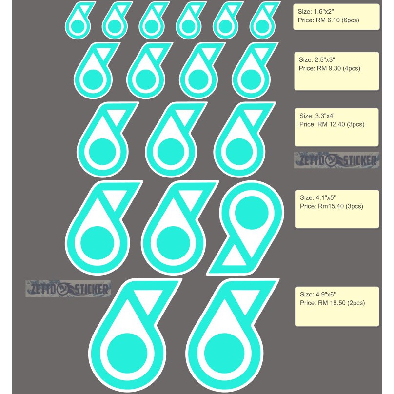 PETRONAS Logo Dual Layer Diecut Cutting Sticker Multi Size. Oracal ...
