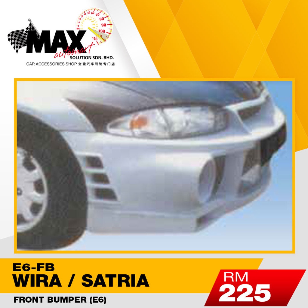 E6 Fb Proton Wira Satria Front Bumper E6 Bodykit Shopee Malaysia