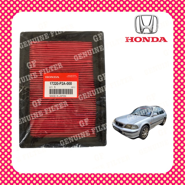 HONDA CITY SX8 1996 - 2002 YEAR AIR FILTER 17220-P2A-000 17220-P2F-000 ...
