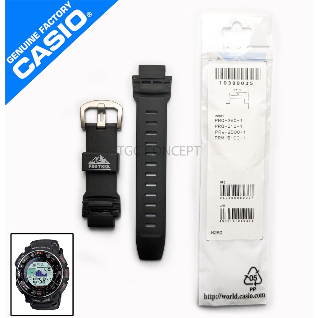 ORIGINAL REPLACEMENT BAND FOR CASIO PROTREK PRG-250-1 / PRW-2500R-1 ...