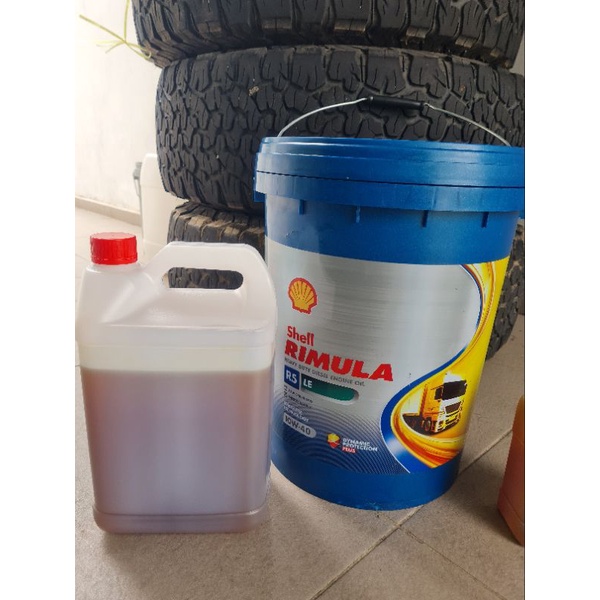 Shell rimula R5 semi synthetic Toyota Honda Yamaha sym proton starex ...