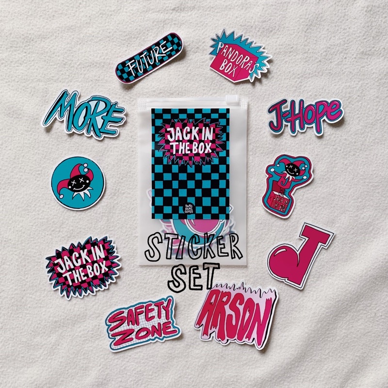 Jack In The Box - Sticker set | Shopee Malaysia