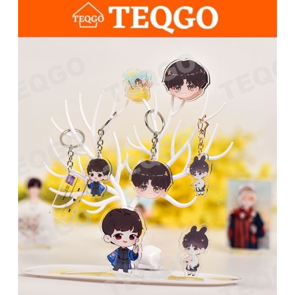 [CUSTOMIZE] Keychain Keyring Standee Badges Pin Acrylic Custom Made ...