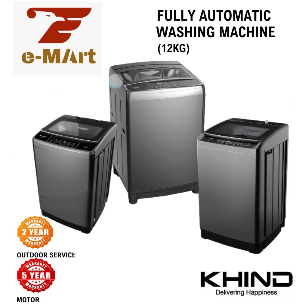 KHIND/ ISONIC Fully Auto Washing Machine Washer 6.5KG/7.0KG/10KG/11KG ...