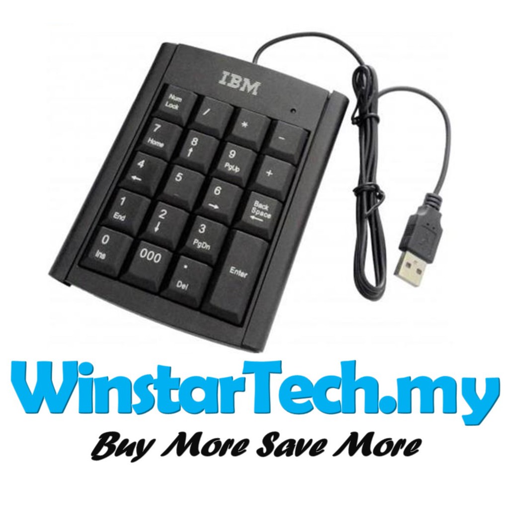IBM Mini USB Numeric Keypad Number Keyboard Numpad Calculator | Shopee Malaysia