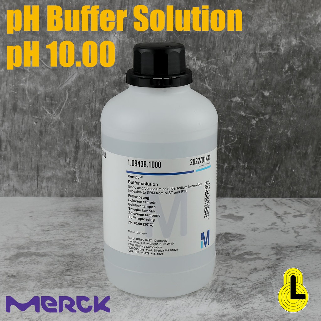 pH Buffer Solution pH 10.00 Merck | Shopee Malaysia