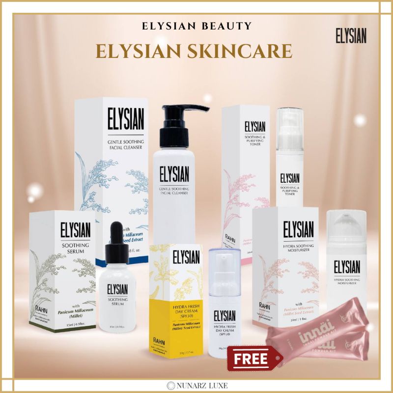 ELYSIAN BEAUTY SKINCARE || Cleanser | Serum | Toner | Sunblock ...