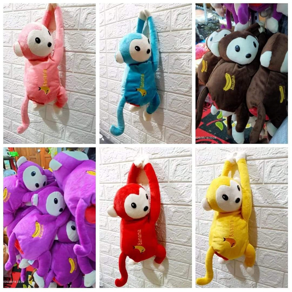 Place TISSUE Car Doll MONYET Hanging Characters Doll TISSUE Hanging ...
