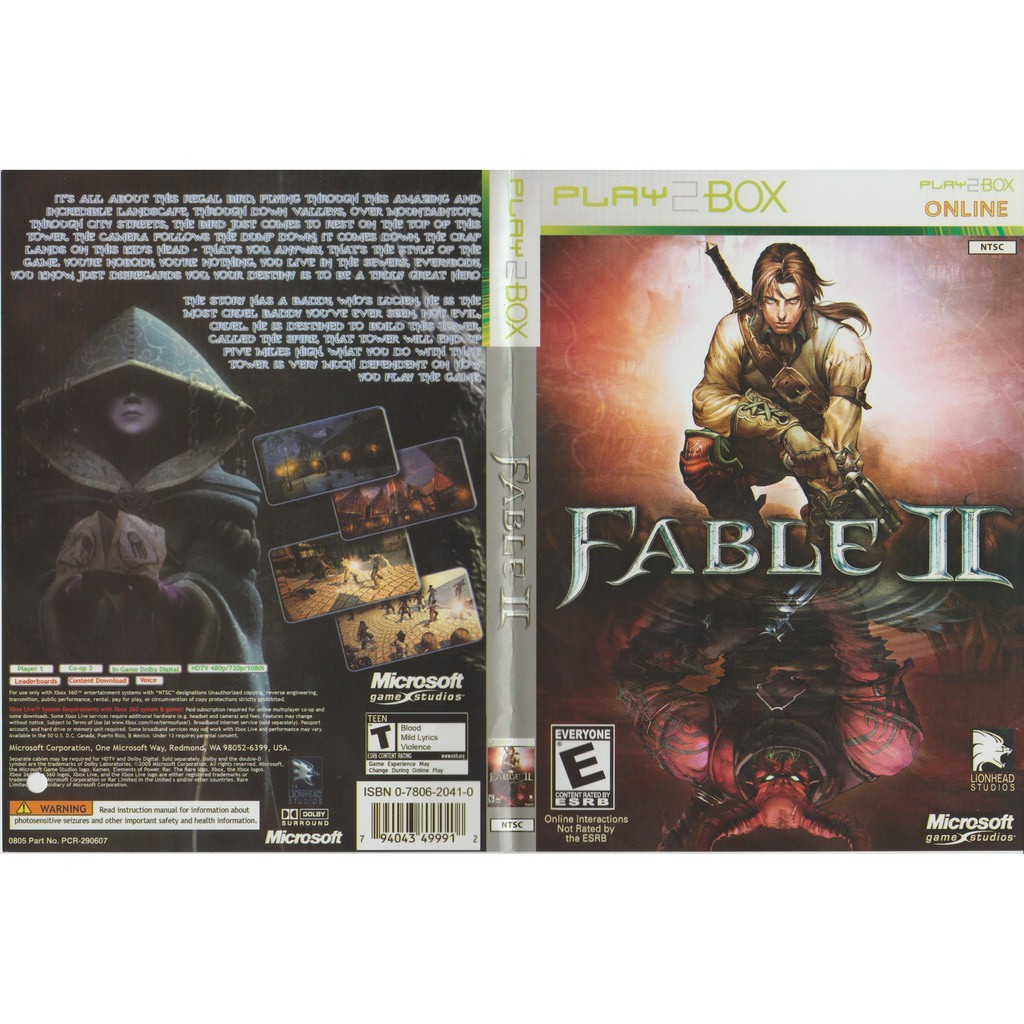 XBOX 360 GAME : FABLE II | Shopee Malaysia