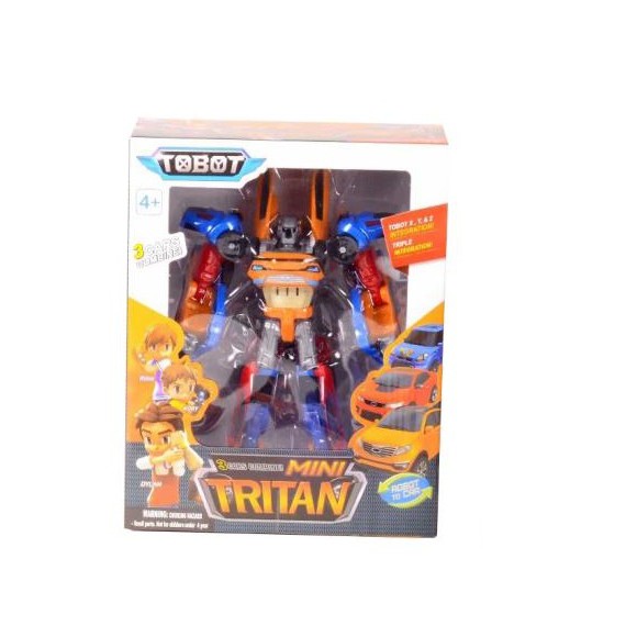 GKIDS 9002A-4 Tobot 3 IN 1 Mini Tritan Kids Toy - Robot Transform ...