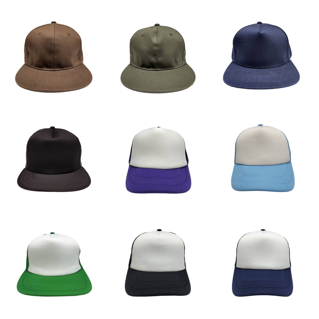 TOPI KOSONG DEWASA DAN KANAK KANAK PELBAGAI WARNA | Shopee Malaysia