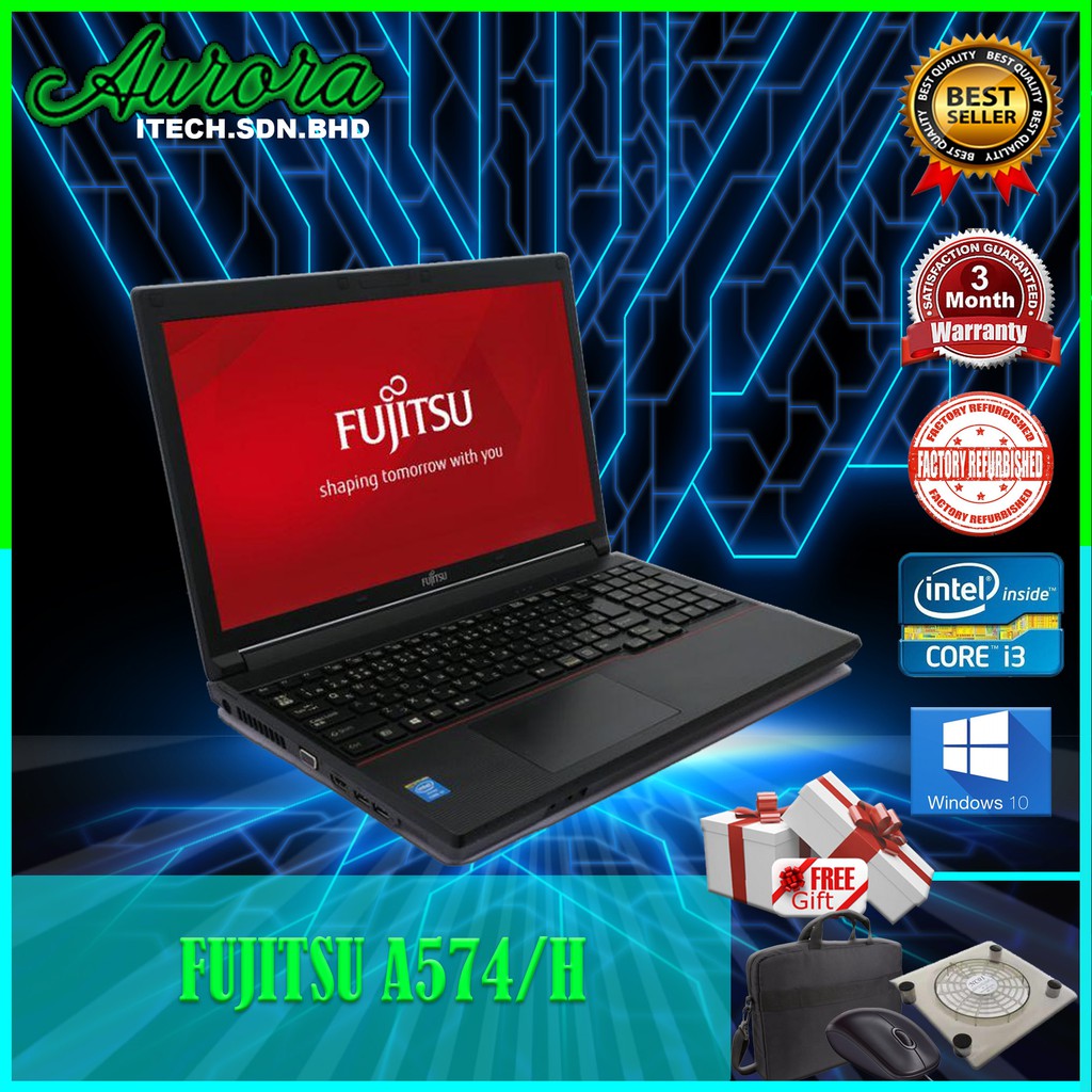 (Refurbished) Fujitsu A574/H intel core i3 4000M 4th gen 8GB DDR3 320GB ...