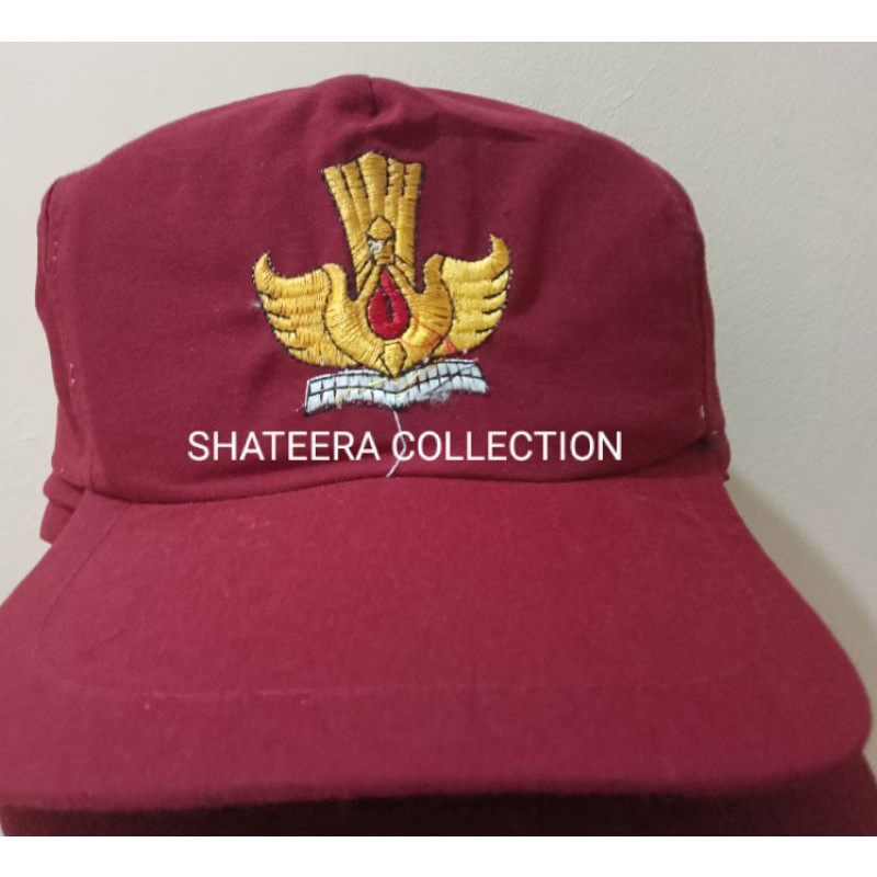 MERAH Red Elementary School Hat Embroidery! | Shopee Malaysia