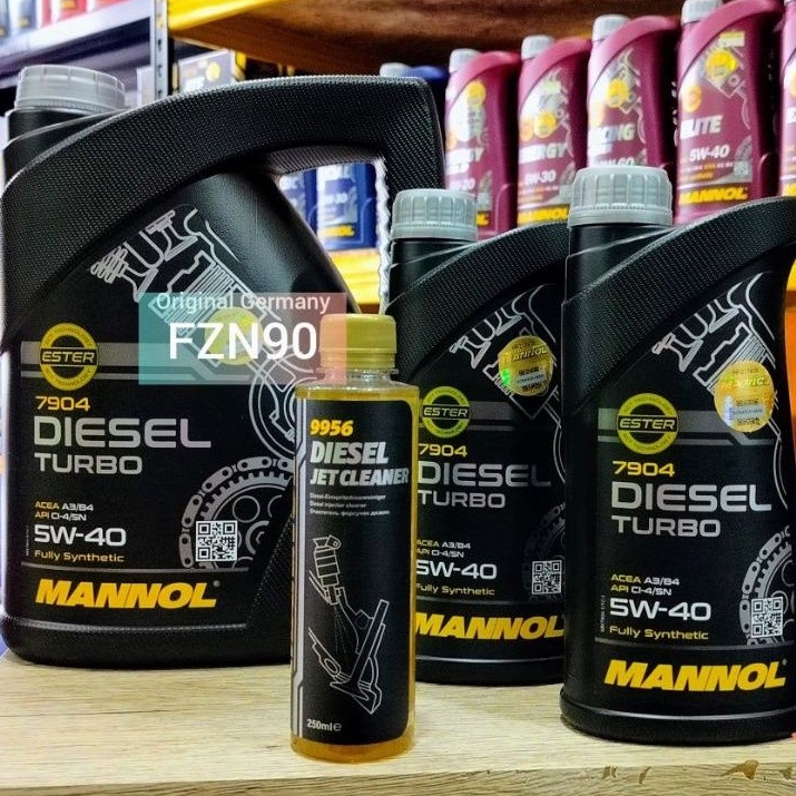 Mannol 7904 Diesel Turbo 5W-40 Fully Synthetic Ester 5/7/10 liter | Shopee Malaysia