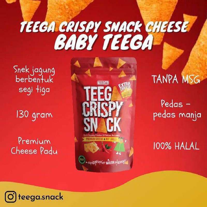 TEEGA CRISPY SNACK CHEESE - Baby Teega ( original) | Shopee Malaysia