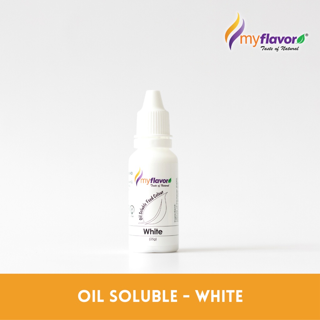 White - Oil Soluble Food Colouring | Shopee Malaysia