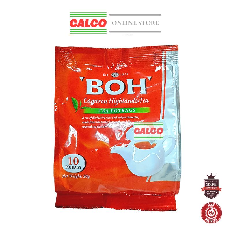 Boh Cameron Highlands Tea PotBags Uncang Teko Teh (2g x 10's) Halal ...