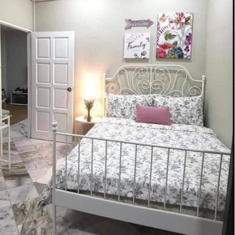 Frame Oil Painting Flowers Kaison Frame Lukisan Minyak Corak Flora ...