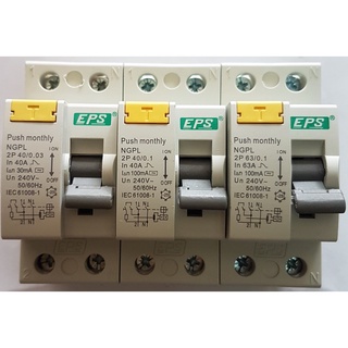 EPS 40A 63A 2 POLE 30mA 100mA ELCB / RCCB (SIRIM Approve) | Shopee Malaysia