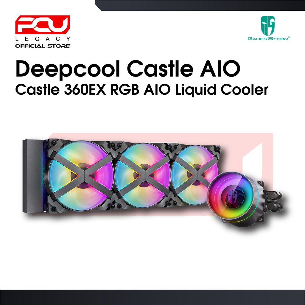 Deepcool Castle 360EX RGB AIO Liquid Cooler | Shopee Malaysia