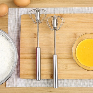 Zachia Semi-Auto Hand Egg Beater Stainless Steel Batter Beater Whisker ...