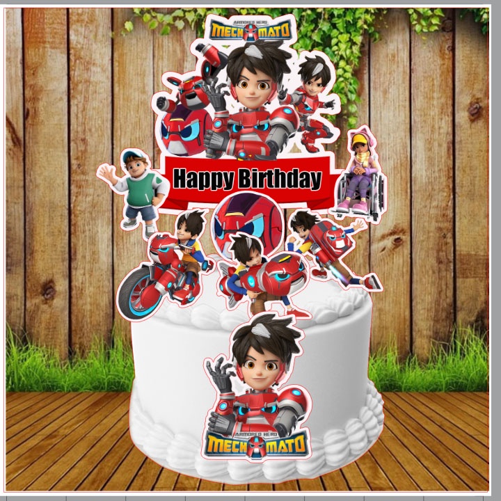 Mechamato Cake Topper 002 | Shopee Malaysia