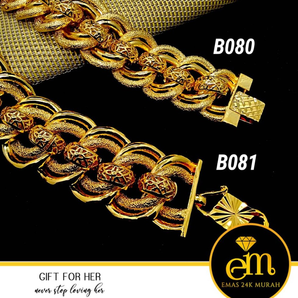 Gelang Tangan Coco Candy Emas Korea 24k Murah (EB309) (EB605) | Shopee ...