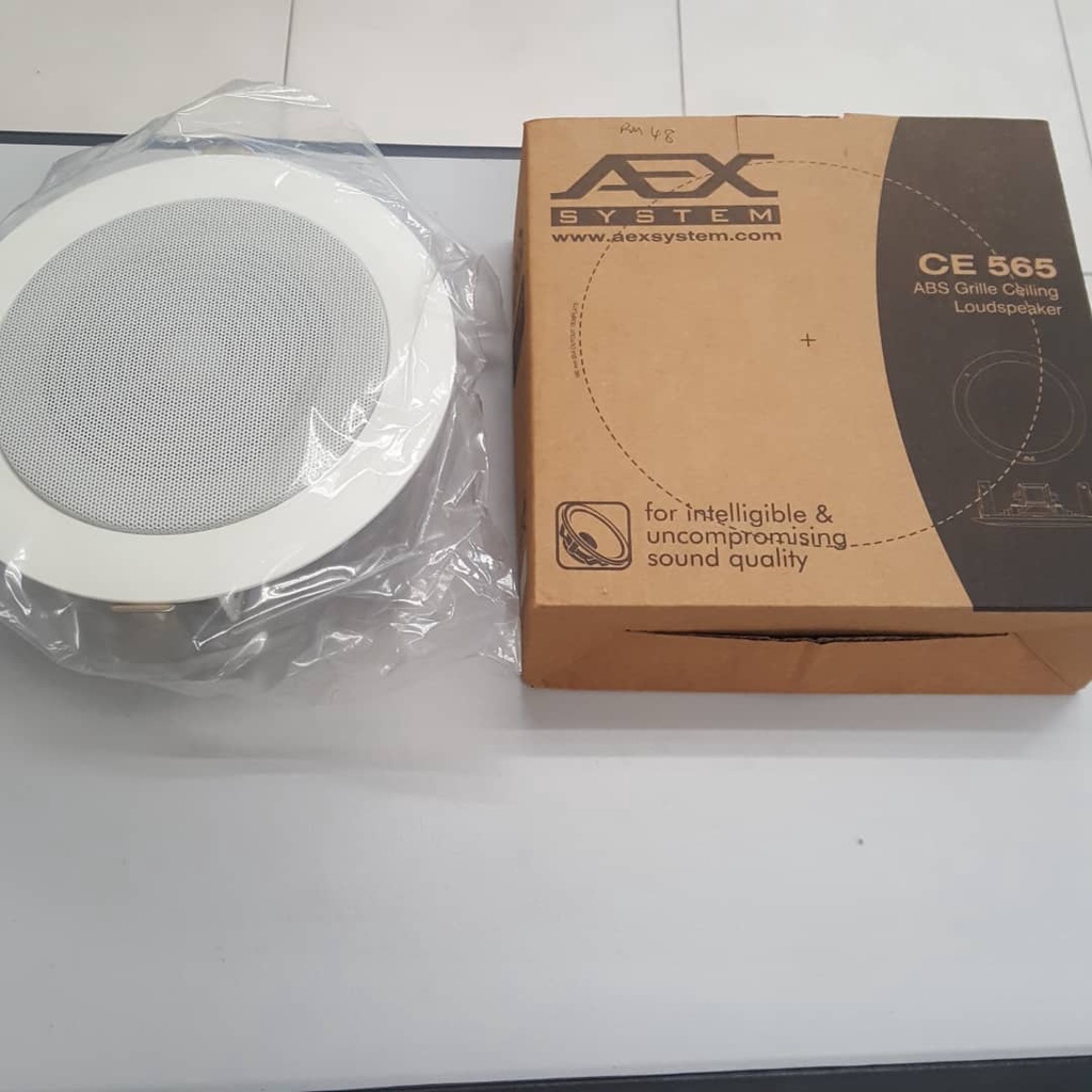 AEX SYSTEM ABS GRILLE CEILING LOUDSPEAKER CE565 | Shopee Malaysia
