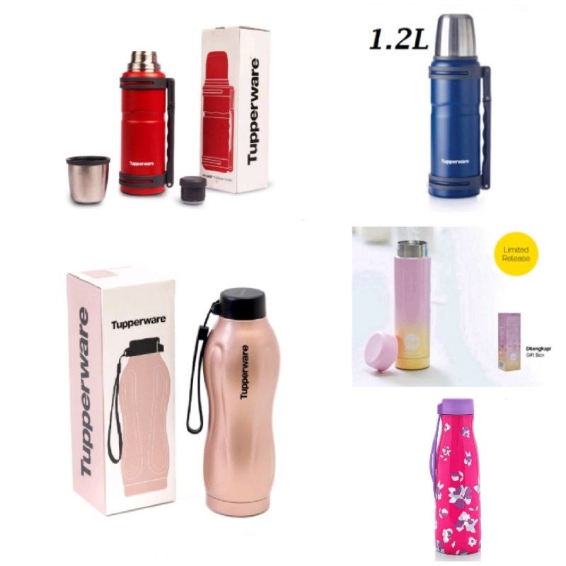 Tupperware thermos 1.2L / Cool Warmie Thermal Jug / Instulated Thermos ...