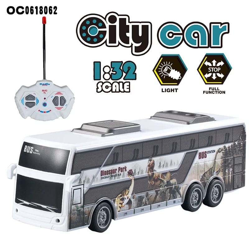 Remote Control Bus with Light Kids Toys / Mainan Kereta Control RC Bas ...