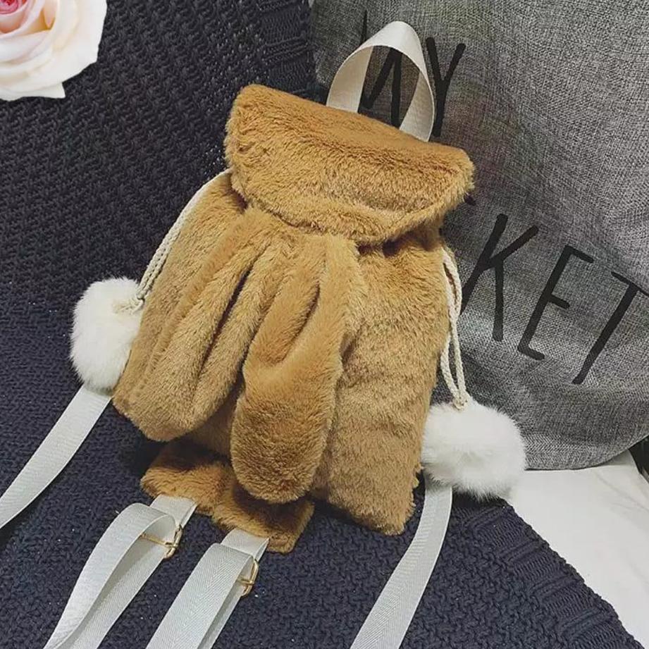 Backpack BACKPACK Bag Funny Rabbit MODEL Shell | Shopee Malaysia