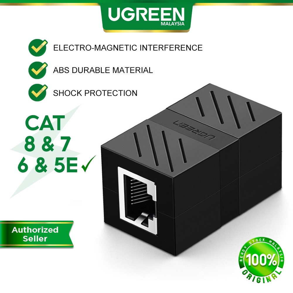 UGREEN 1 Pack RJ45 In Line Coupler Cat8 Cat7 Cat6 Cat5e Ethernet Cable ...