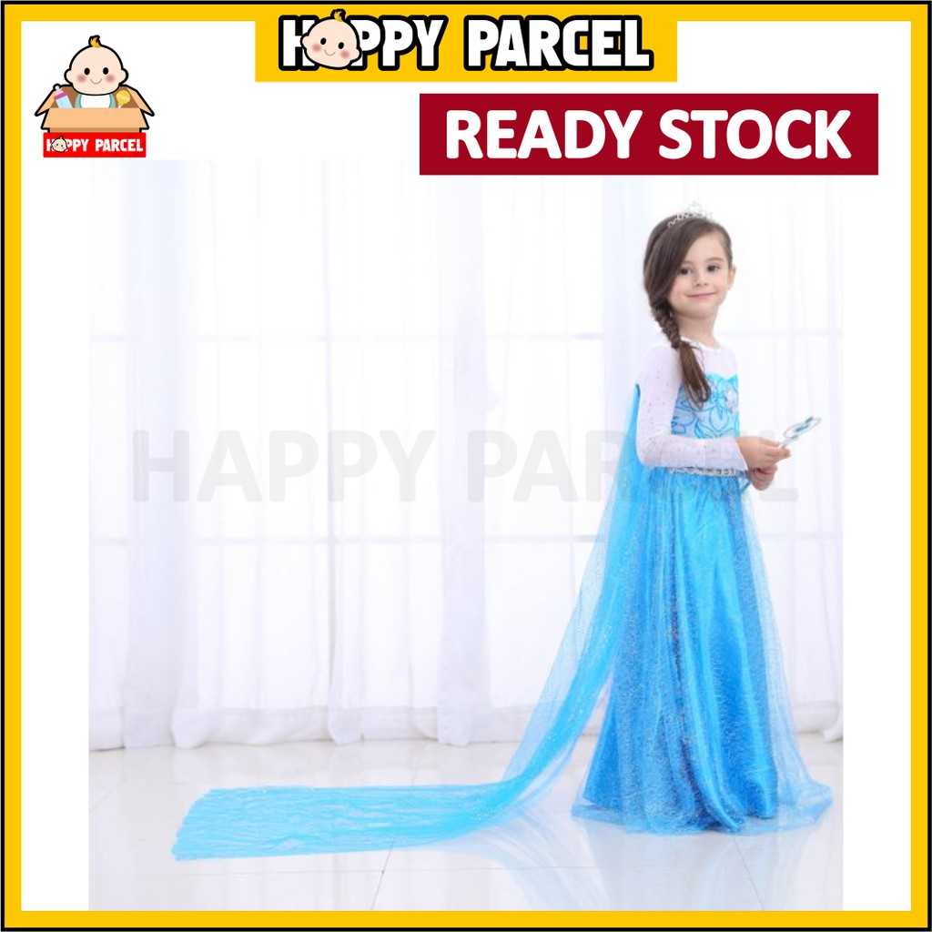 Frozen Princess Elsa Dress For Kid Frozen Dress For Kids Girl Baju Elsa ...