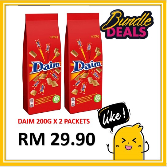 Daim 200g x 2 packets | Shopee Malaysia