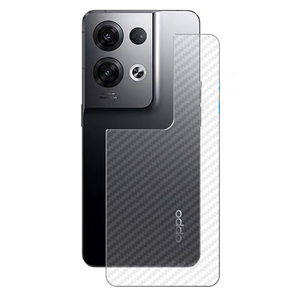 OPPO RENO 8Z/RENO 8(5G)/OPPO RENO 8 PRO(5G) Back Carbon Fiber Sticker ...