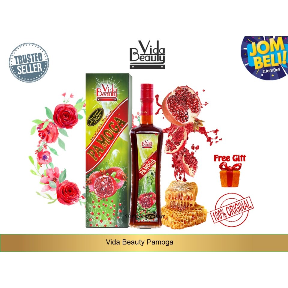 100% Original Jus Pamoga Vida Beauty 500ML | Shopee Malaysia