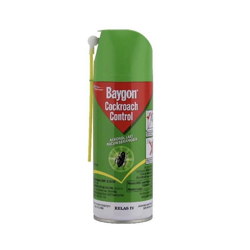 Baygon Cockroach Control Aerosol Spray (270ml) | Shopee Malaysia