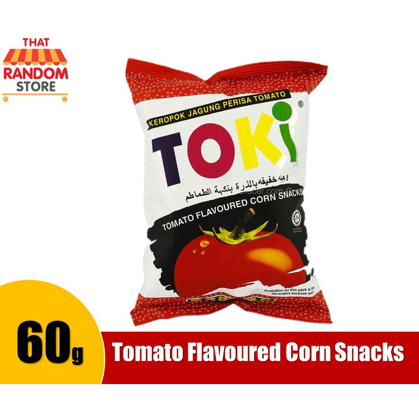 Toki Tomato Flavoured Corn Snacks (60g) | Shopee Malaysia