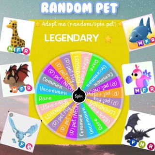 Adopt me (random/spin pets) | Shopee Malaysia